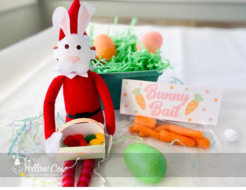 Printable Easter Bunny Elf Kitinstant Downloadeaster Bunny - Etsy