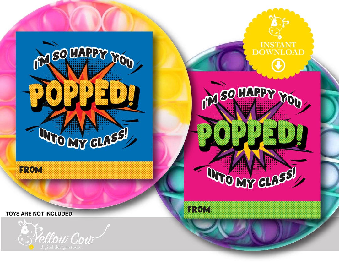 Printable Student Gift Tags From Teacher,student Gift Tags,instant ...