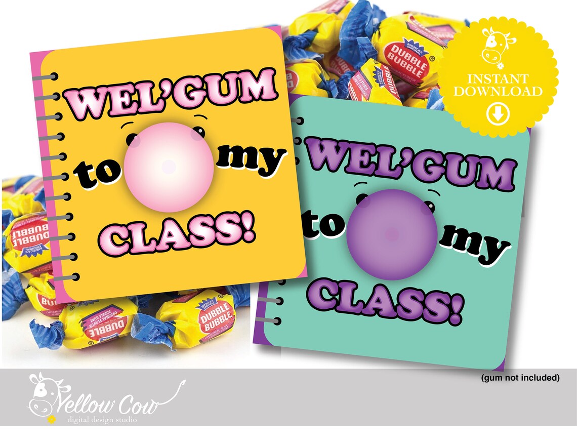 Printable Welcome Student Gift Tags From Teacherback to - Etsy