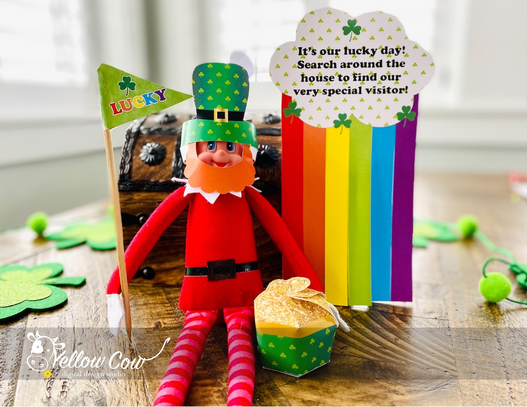 St. Patrick's Day Elf Printable Kit,instant Download,elf St. Patrick's ...