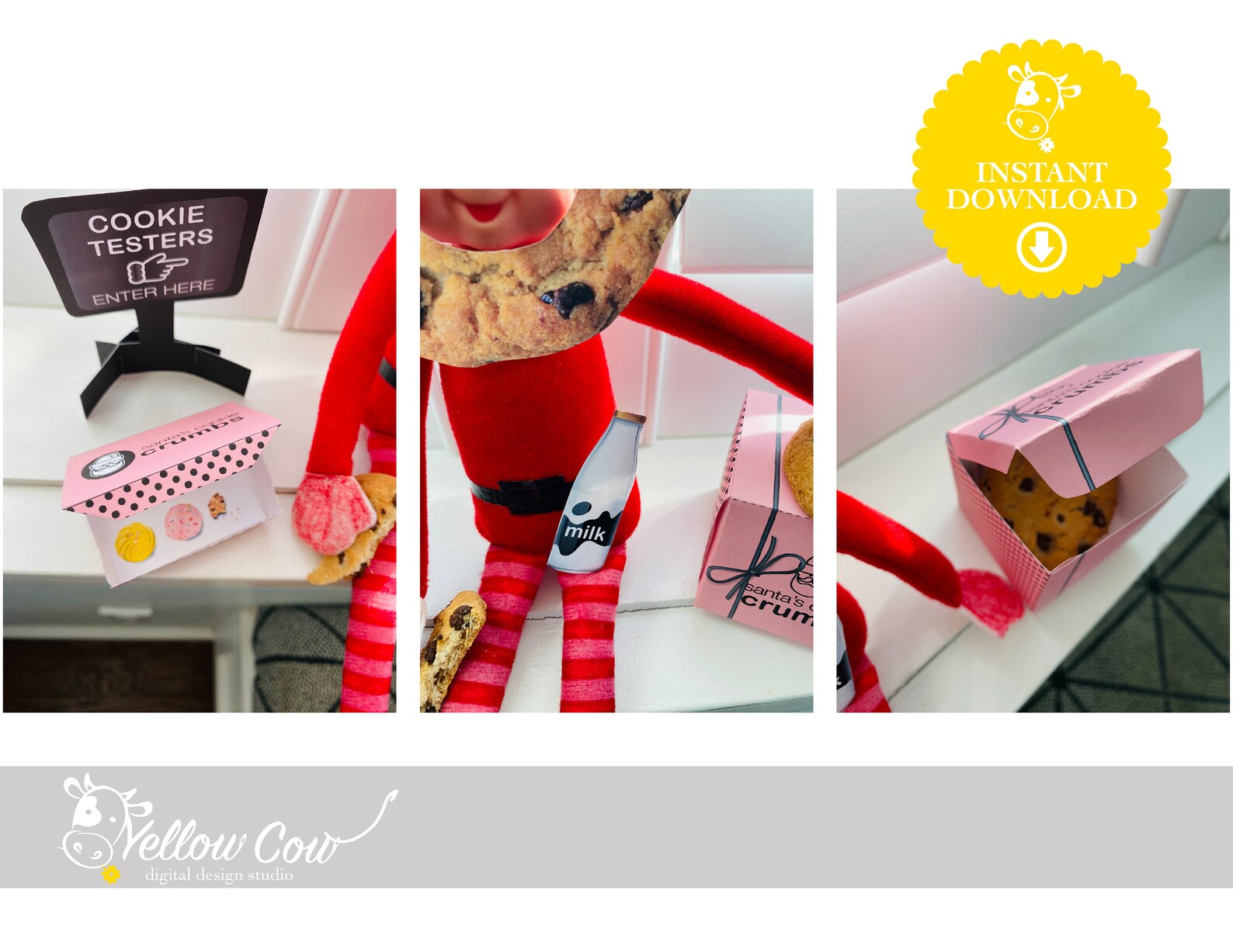 Printable Cookie Elf Propseasy DIY Elf Magiccookie Crumbs - Etsy
