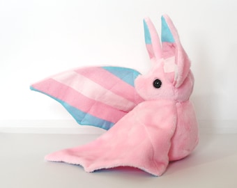 Handmade Blue Transgender Pride Bat Doll Made to Order LGBTQIA Gift - Etsy