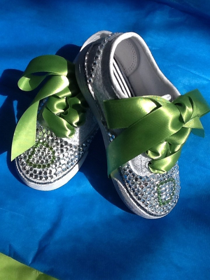 BLINGALICIOUS White Canvas TENNIS SHOES Sassy Toddler Tennis - Etsy