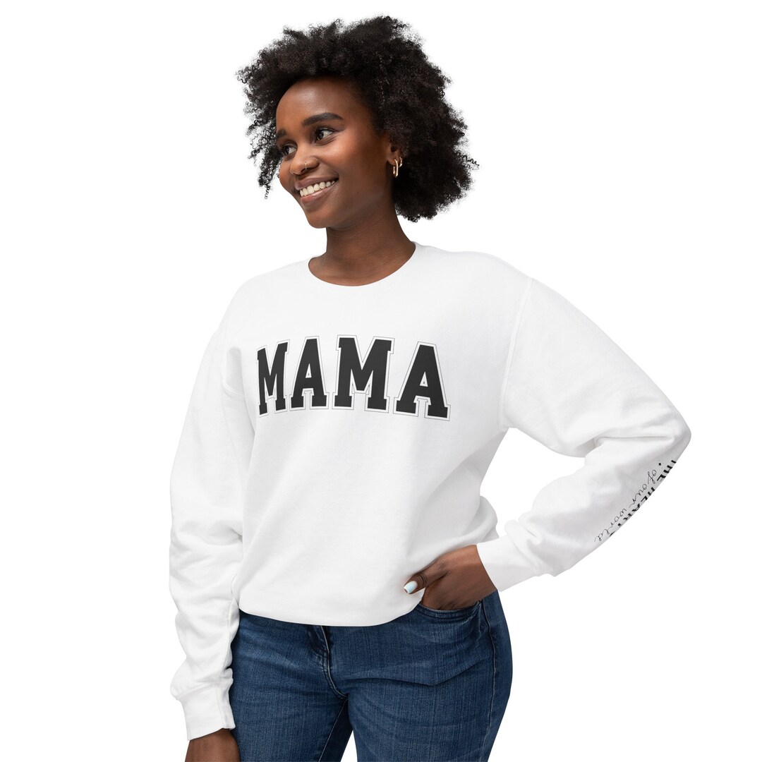 Mama University the Heart of Our World Crewneck Sweatshirt for Moms ...