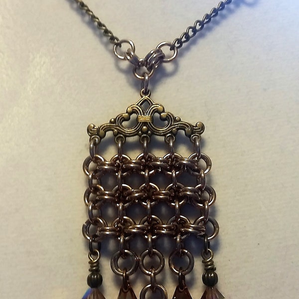Chainmaille Pendant - Etsy