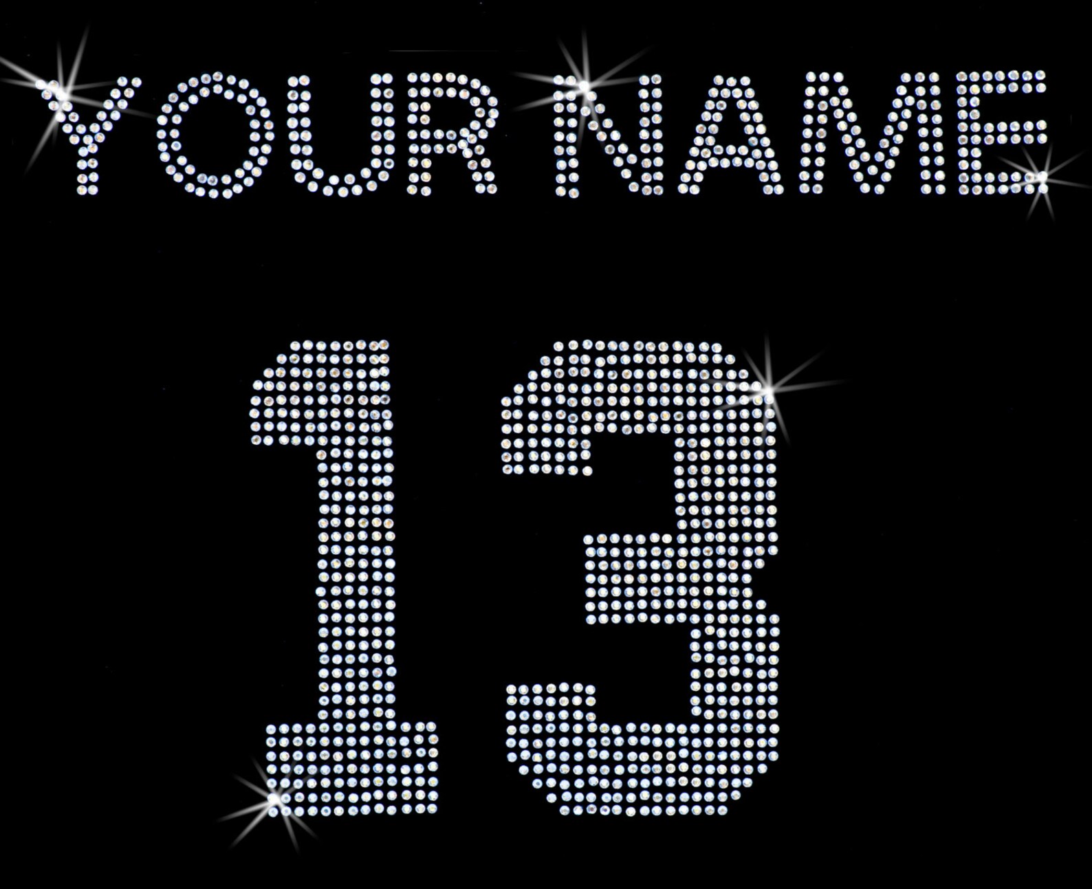 For Football Mom Custom Personalized Jersey Number and Name Rhinestone ...