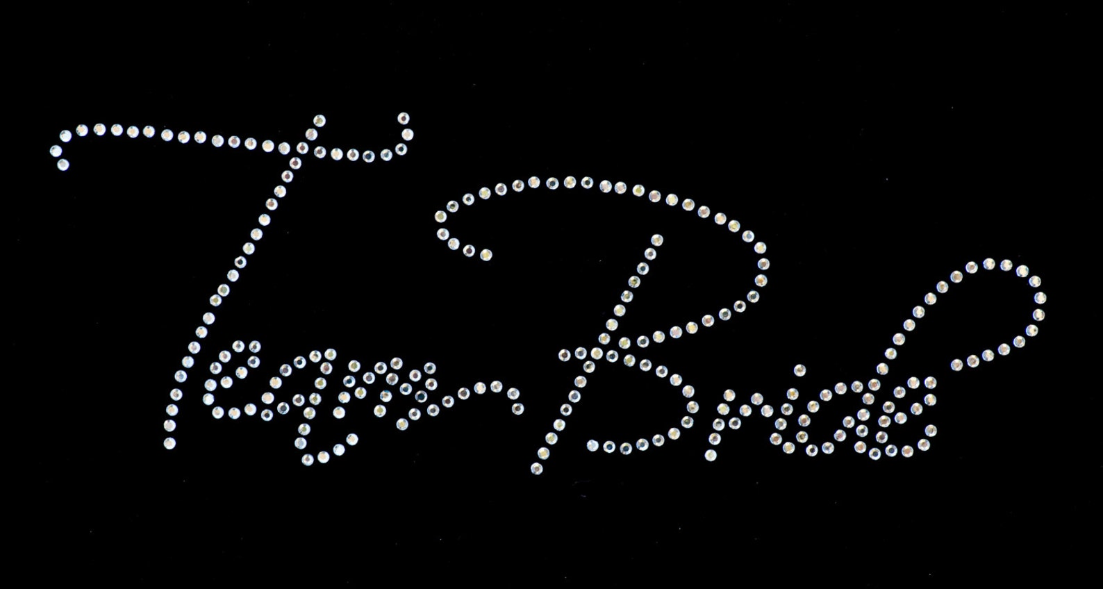 Team Bride Rhinestone Iron on Transfer Hotfix Bling DIY - Etsy