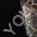 Pick Any 10 Letters Block Alphabet Clear Rhinestone Iron on - Etsy
