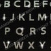 Pick Any 10 Letters Block Alphabet Clear Rhinestone Iron on - Etsy