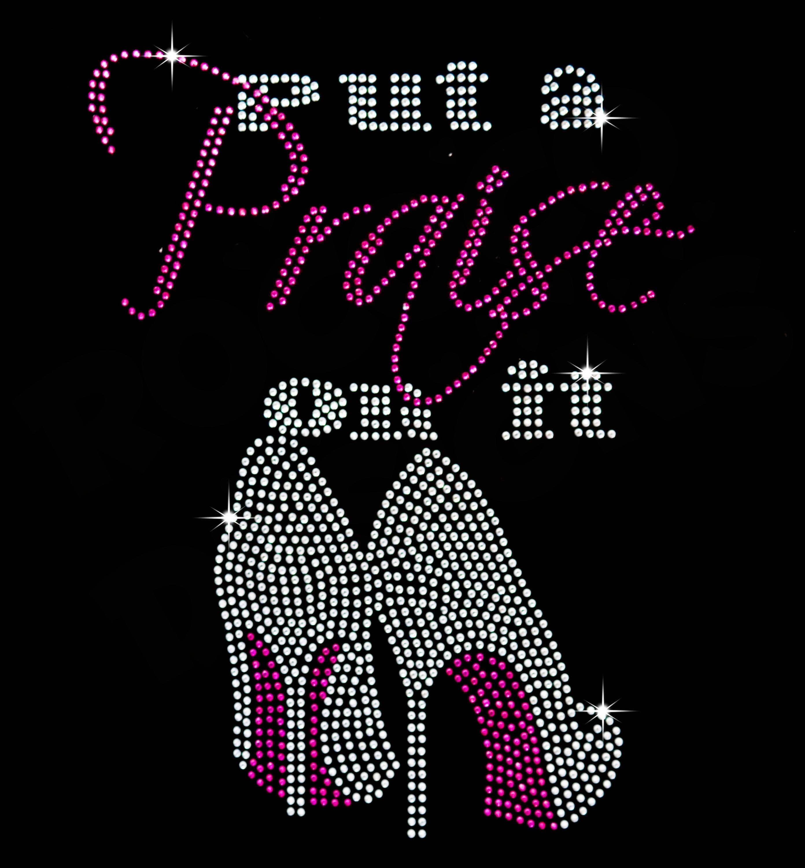 Put a Praise on It Christian Religious Rhinestone Iron on | Etsy