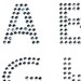 Pick Any 10 Letters Block Alphabet Clear Rhinestone Iron on - Etsy