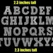 Pick Any 5 Letters Large Block Alphabet Clear Rhinestone | Etsy