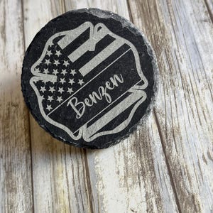 Custom Lake Coasters - Natural Slate Stone Coasters - Slate Drink ...
