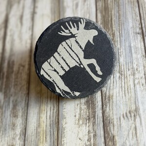Custom Lake Coasters - Natural Slate Stone Coasters - Slate Drink ...