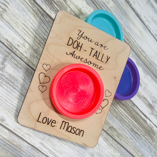 Play Doh Valentine - Etsy