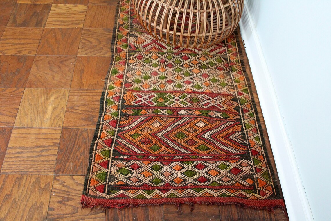 Vintage Moroccan Kilim - Etsy