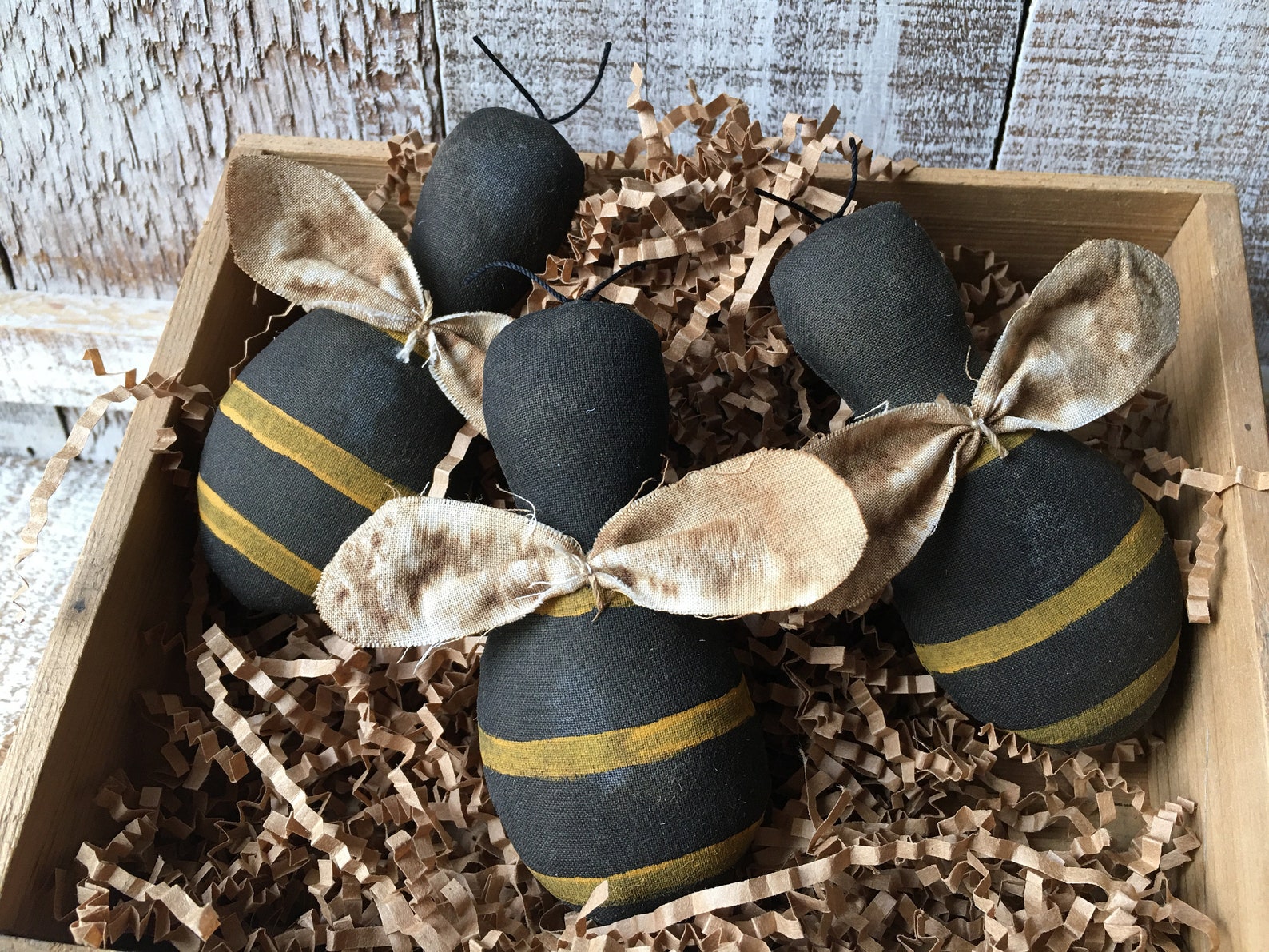 Bumble Bees Primitive Bumble Bees Bowl Fillers Bumble Bee - Etsy