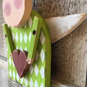 Whimsical Angel, Art Angel, Found Objects Angel, Wall Art Angel, Spring ...