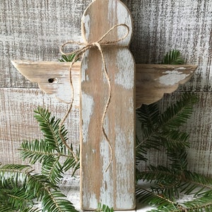 Rustic Angel Christmas Tree Topper Wood Angel | Etsy