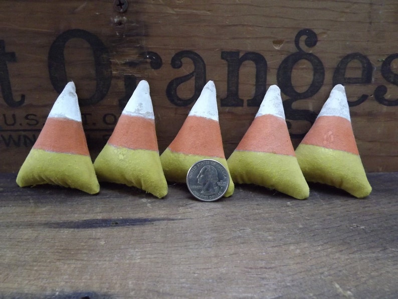 Halloween Candy Corn Rustic Halloween Candy Corn Bowl Filler | Etsy