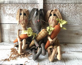 Primitive Rag Doll | Etsy