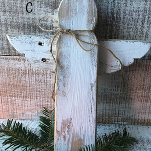 Rustic Angel Christmas Tree Topper, Wood Angel - Etsy