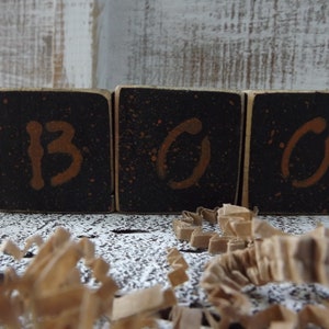 Halloween Blocks, BOO Blocks - Etsy