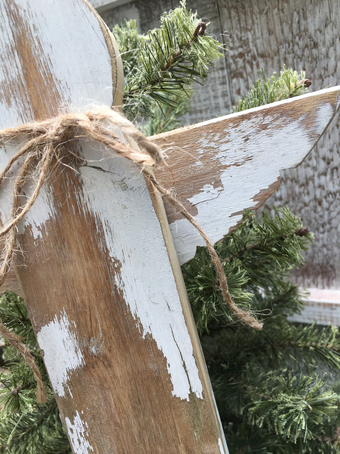 Rustic Angel Christmas Tree Topper Wood Angel - Etsy