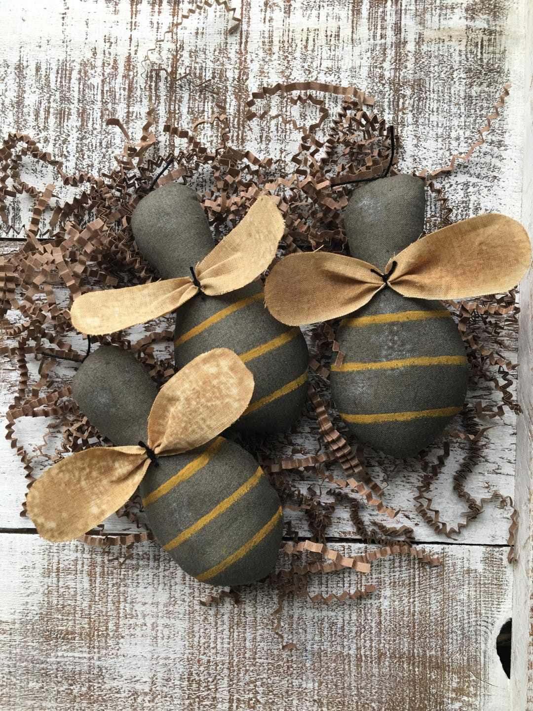 Bumble Bees, Primitive Bumble Bees Bowl Fillers, Bumble Bee Decor - Etsy