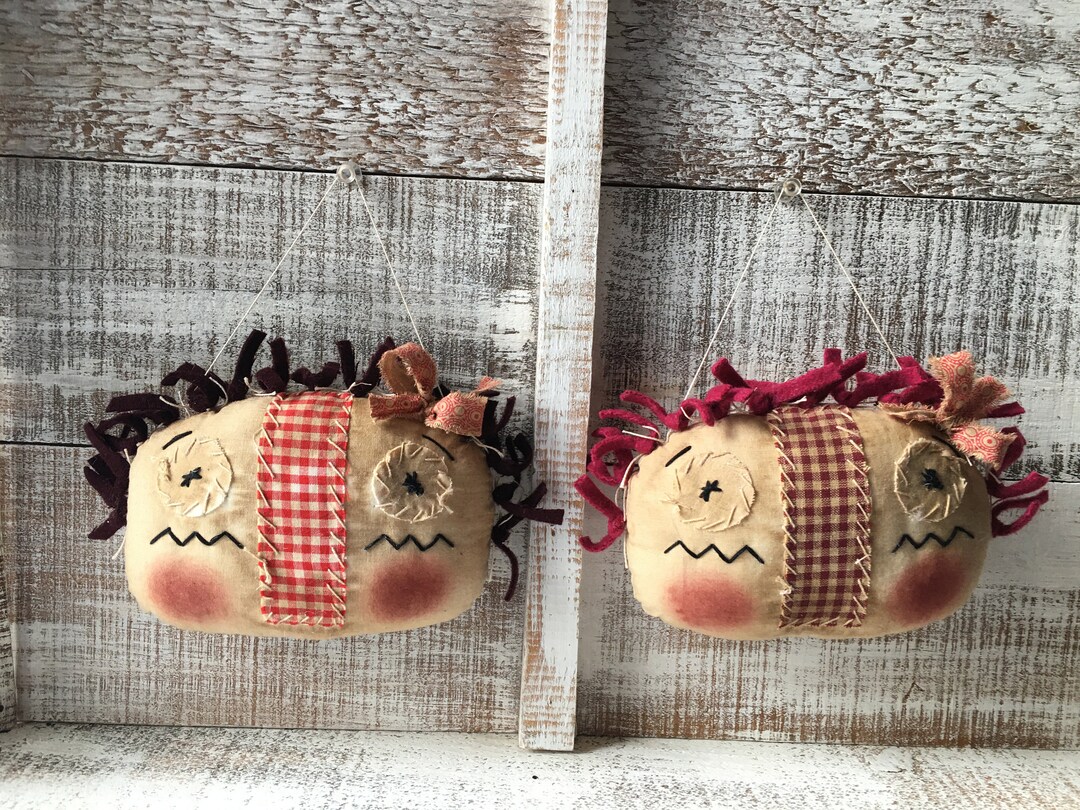 Raggedy Ann Doll, Country Rag Doll Door Hanger, Rag Doll Handmade ...