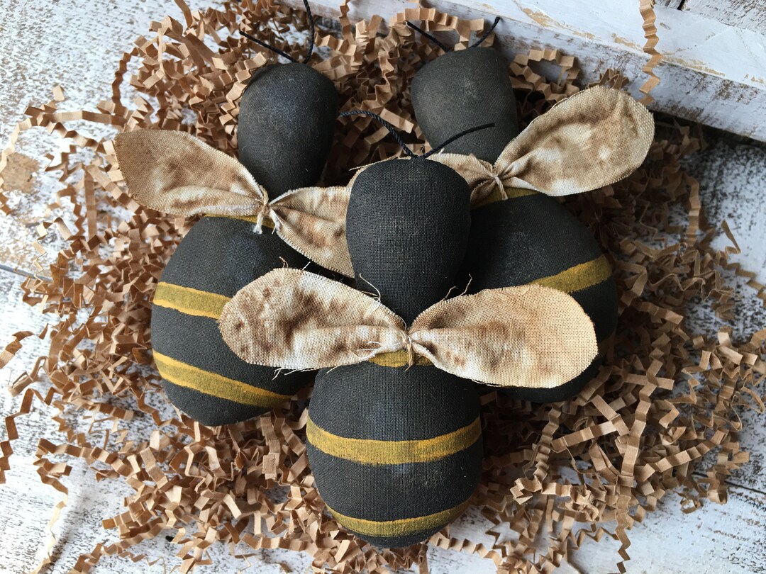 Bumble Bees, Primitive Bumble Bees Bowl Fillers, Bumble Bee Decor - Etsy