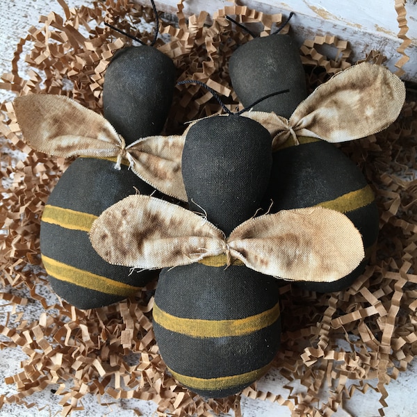 Primitive Bee - Etsy