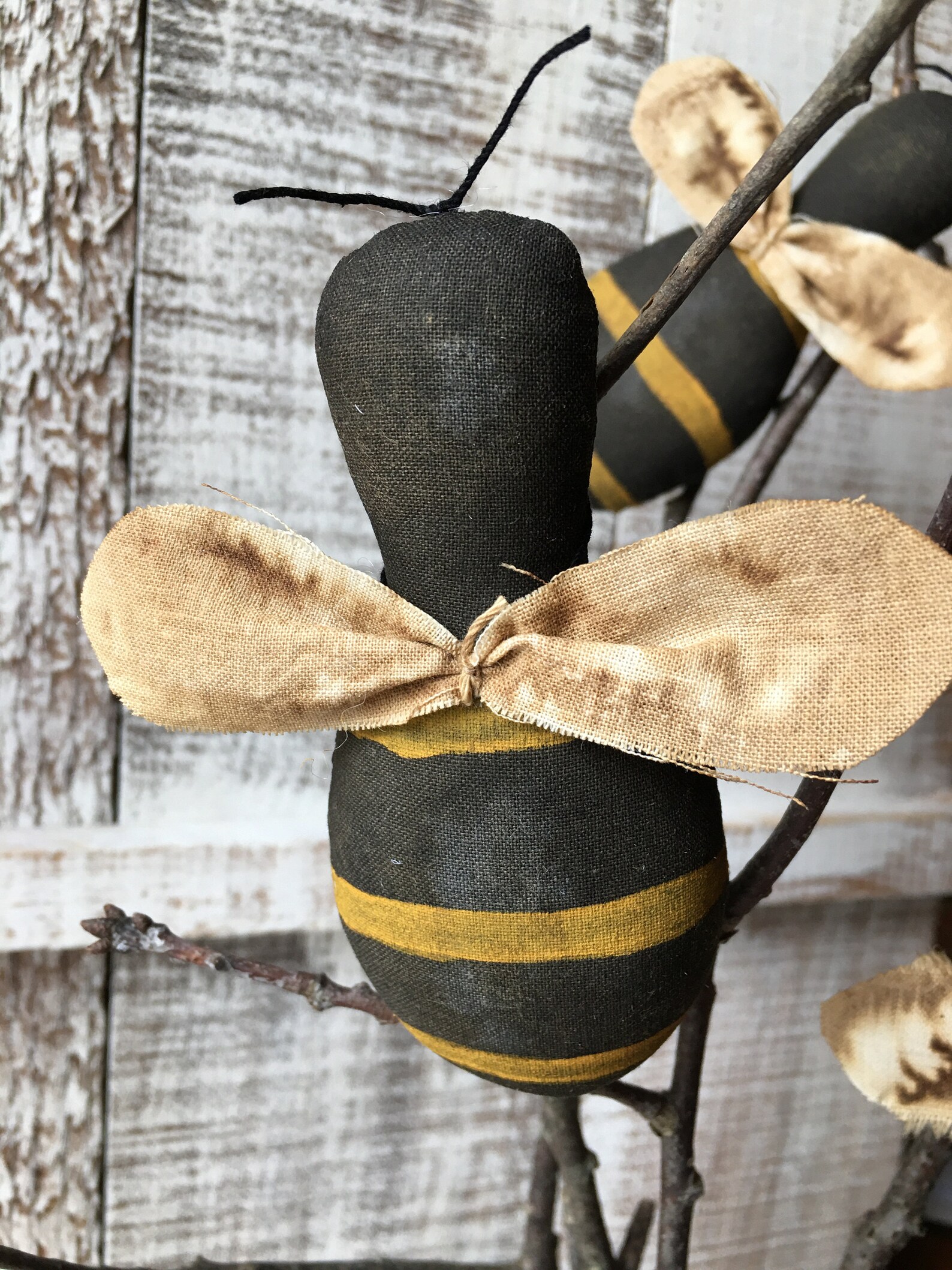 Bumble Bees Primitive Bumble Bees Bowl Fillers Bumble Bee - Etsy