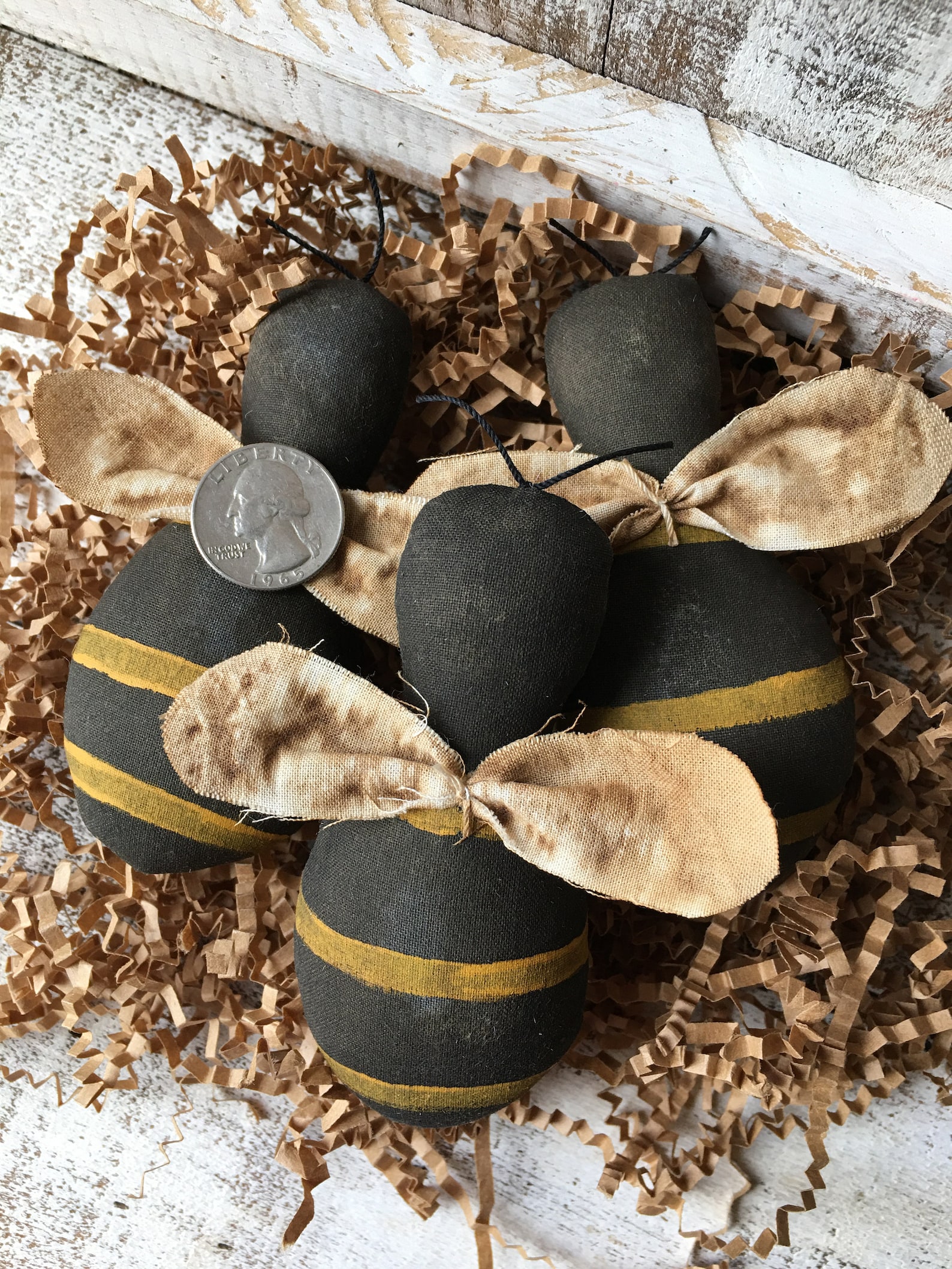 Bumble Bees Primitive Bumble Bees Bowl Fillers Bumble Bee - Etsy