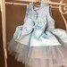 Blue Dress for Girls | Powder Blue Dress for Girls - Etsy