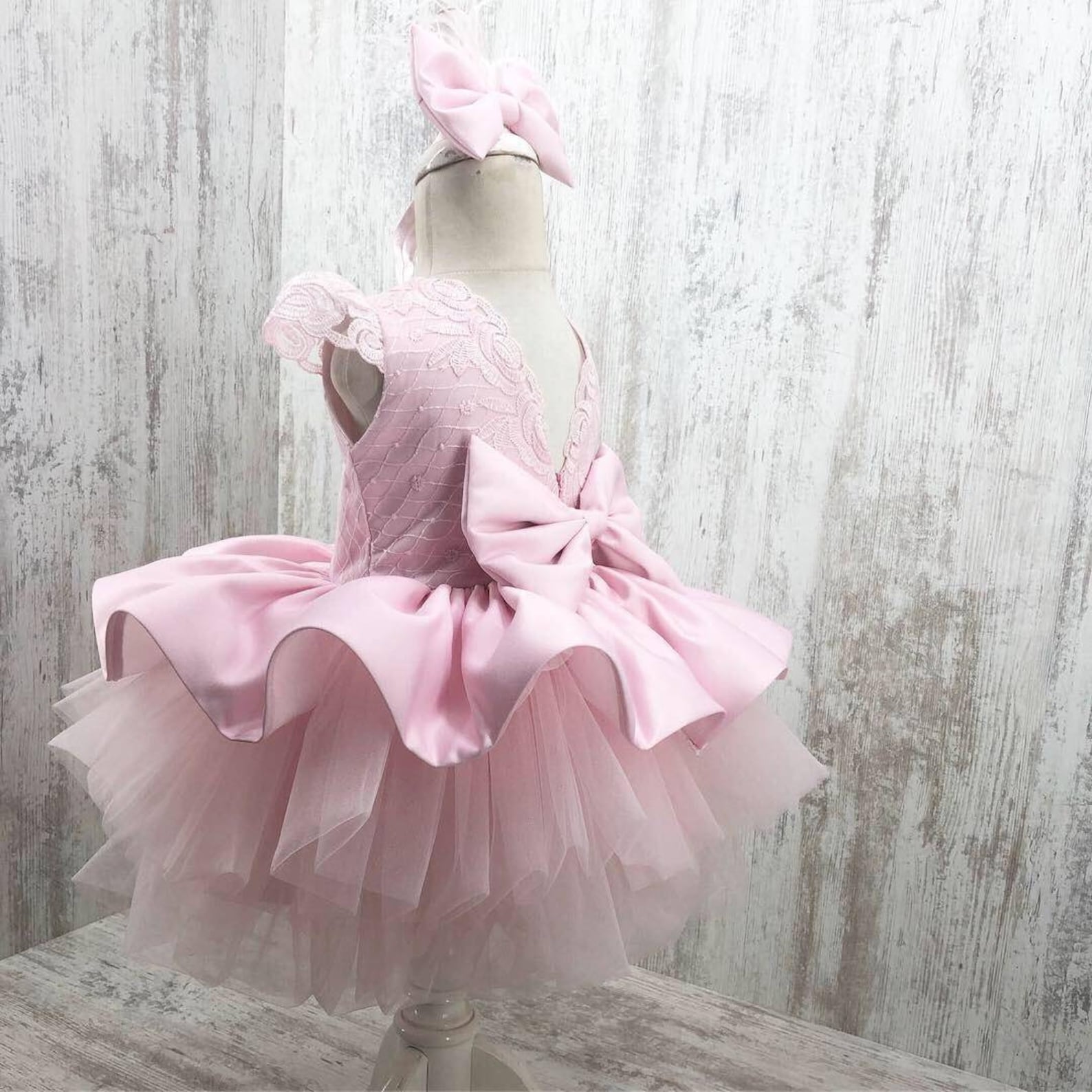 Pink Poofy Tutu Dress Pageant Dress | Etsy