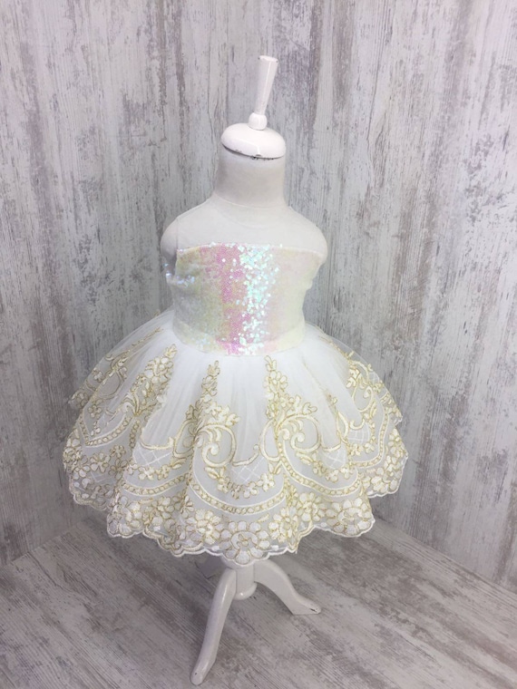 White Pageant Dress | Etsy