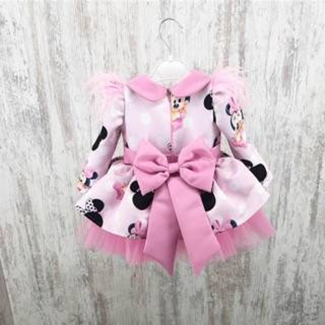 Pink Minnie Mouse Dress | Disney Themed Dress | Tutu Dress - Etsy
