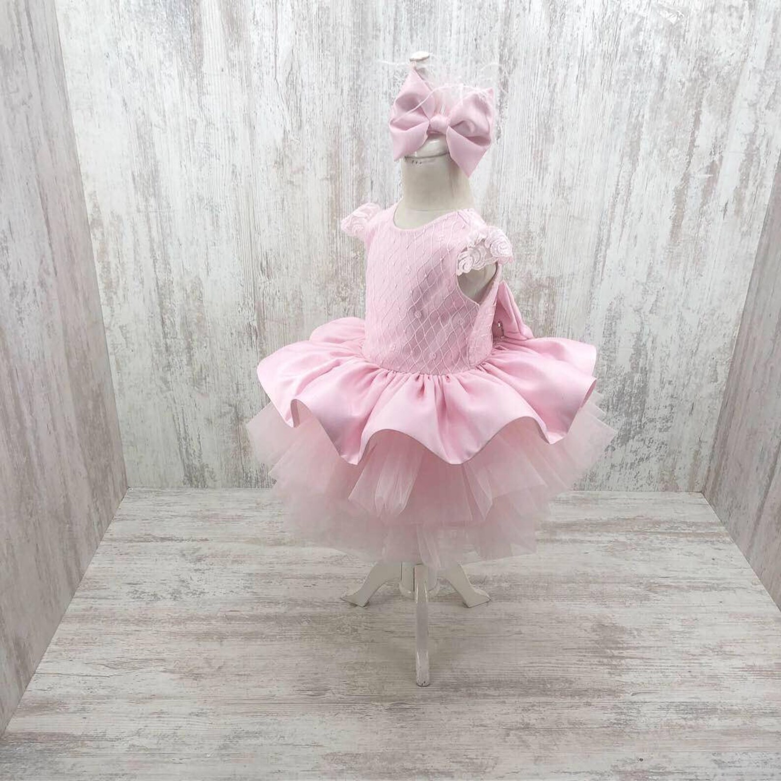 Pink Poofy Tutu Dress Pageant Dress - Etsy