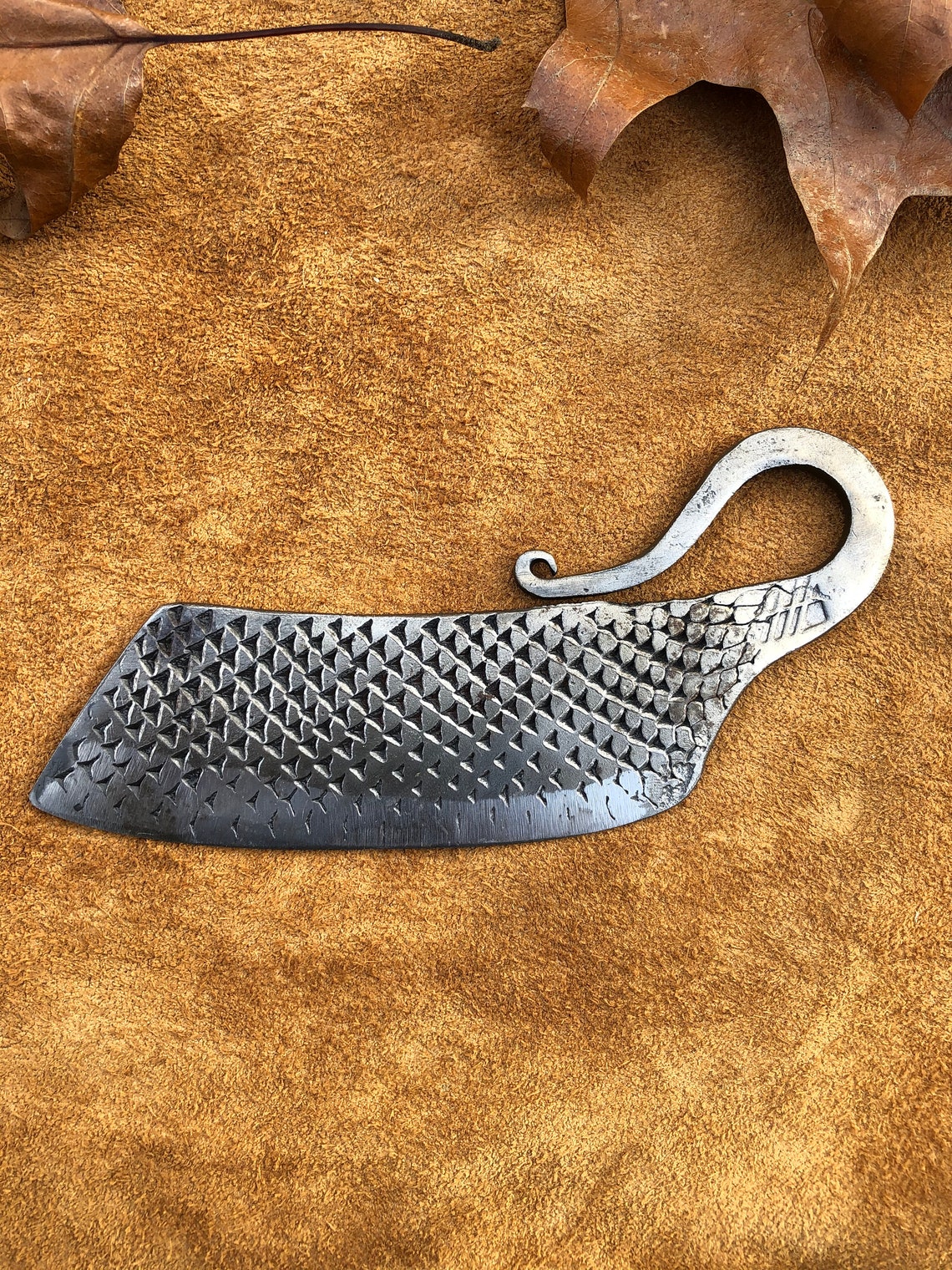 Hand Forged Herb Chopper Upcycled From Farrier's Rasp - TRITAERBA - Etsy