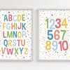 Educational Printable Set for Kids, Safari Playroom Wall Decor ...