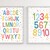 Educational Printable Set for Kids, Safari Playroom Wall Decor ...