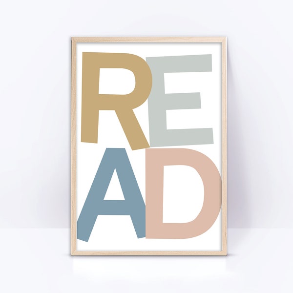Reading Poster - Etsy
