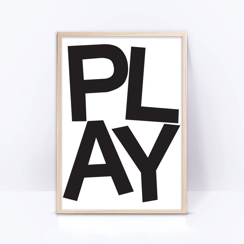 Black White Word Art - Etsy