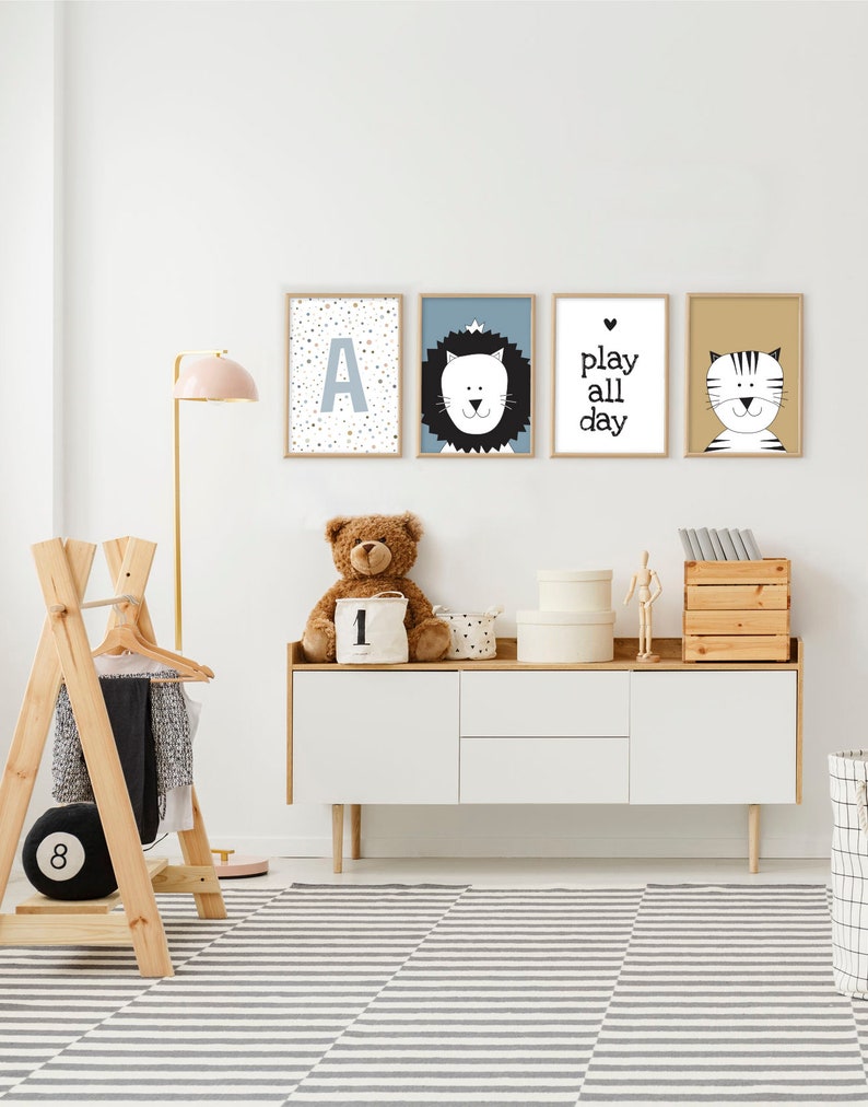 LETTER R Initial Letter Printable Wall Art R Nursery | Etsy