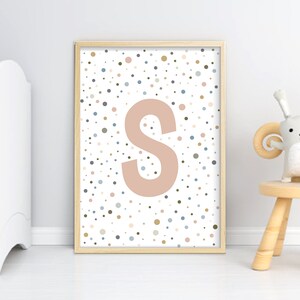 Letter S Digital File Initial Sign, S Printable Wall Art, Printable ...