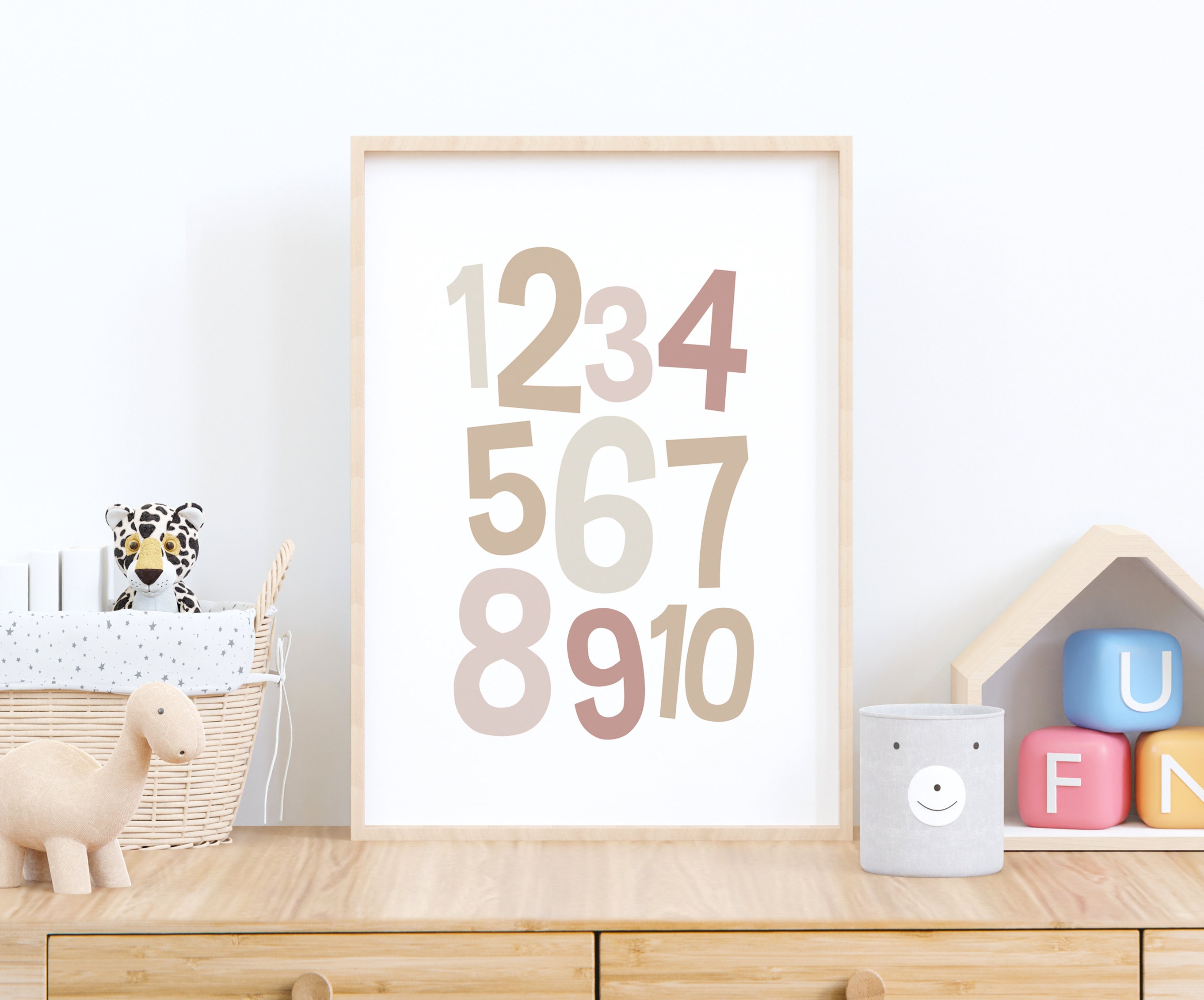 Digital Downloads, Learning Posters, Alphabet and Numbers 1-10 Playroom ...