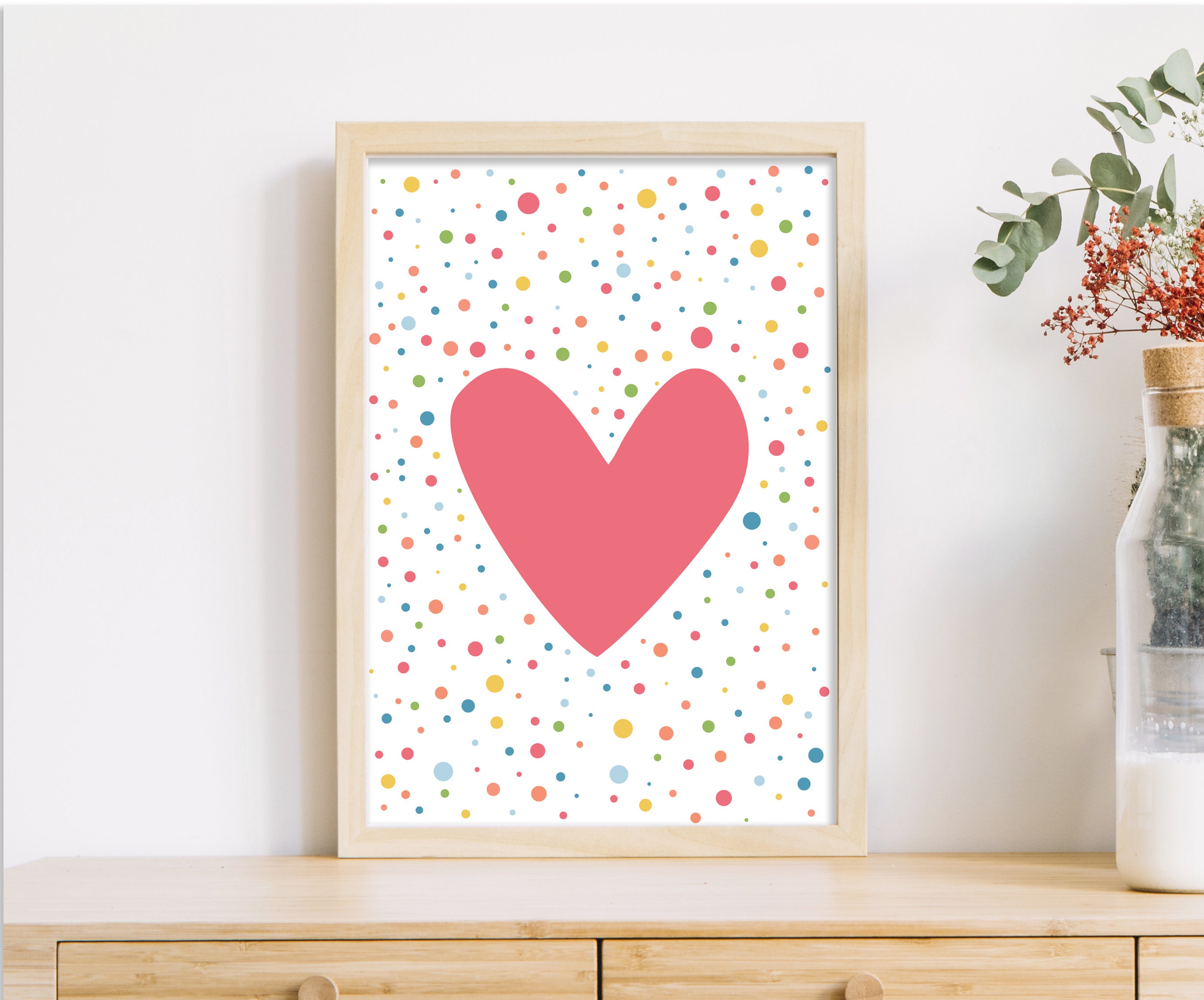 Colorful Printable Wall Art, Set of 6 Playroom Kids Posters, Alphabet ...