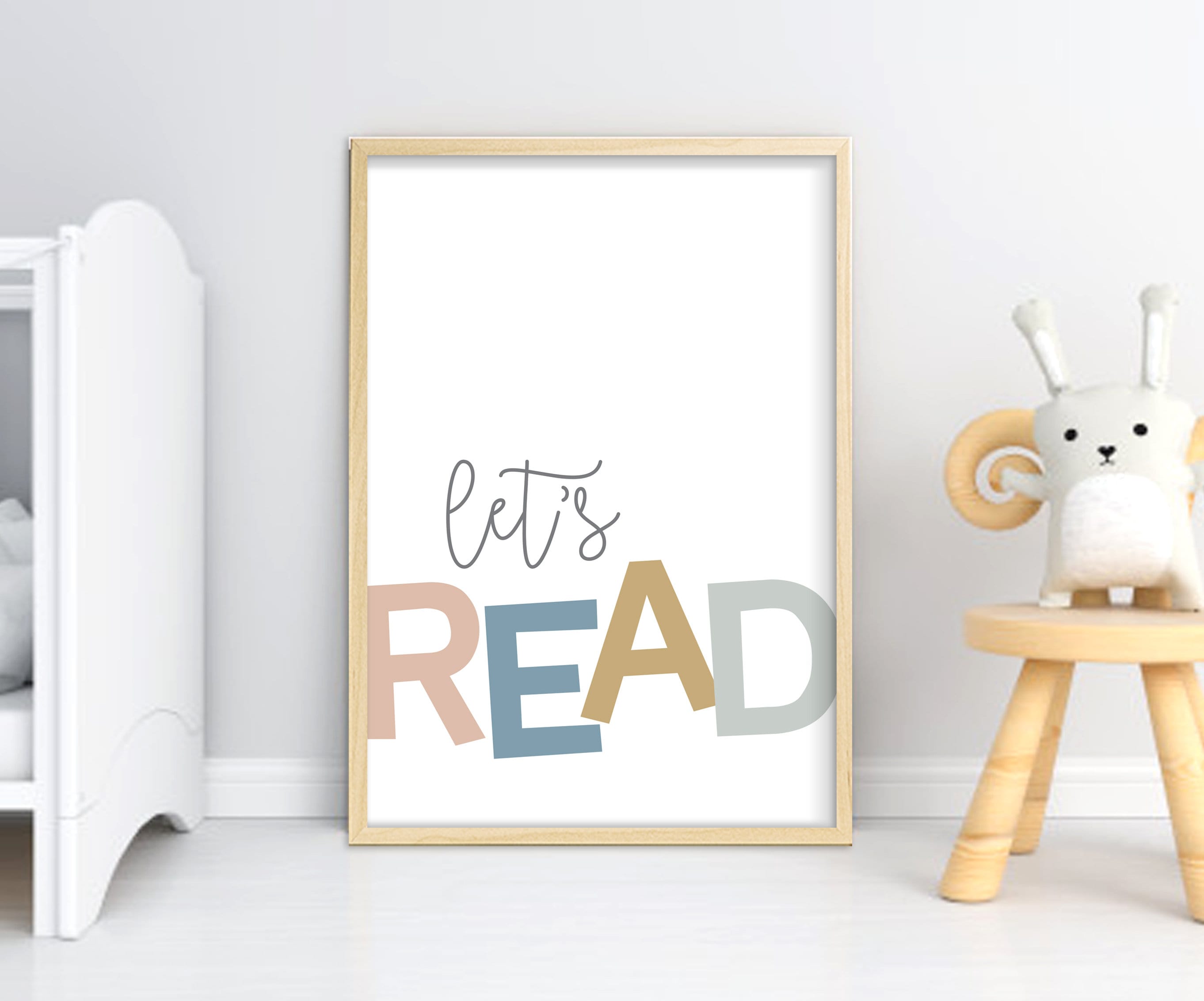 Set of 6 Playroom Kids Posters Printable Wall Art Alphabet | Etsy
