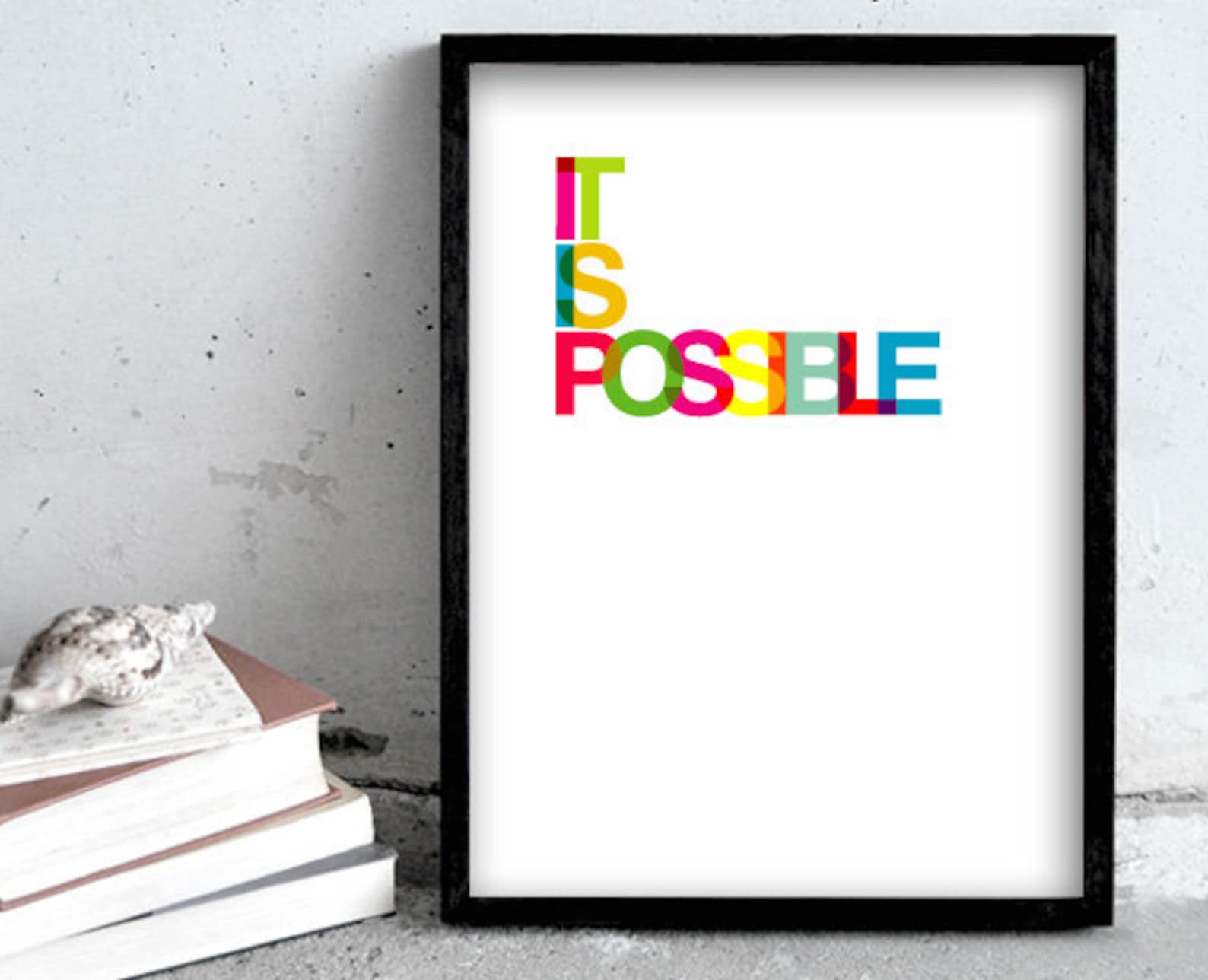 It is Possible Digital Art Print Inspirational Printable | Etsy